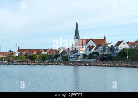Roenne, capital town of Bornholm Denmark Stock Photo - Alamy