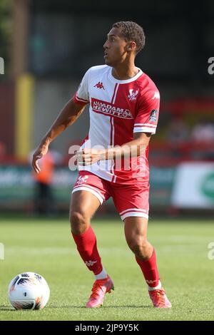 Kidderminster Harriers' Caleb Richards during the Vanarama National ...