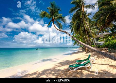 Beach of Holetown, St. Thomas Perish, Barbados ,Caribbean Stock Photo ...