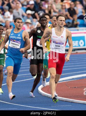 Guy Learmonth of Scotland and Jamie Webb of England competing in the ...
