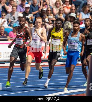 Ben Pattison of England competing in the 800m heats at the Commonwealth ...
