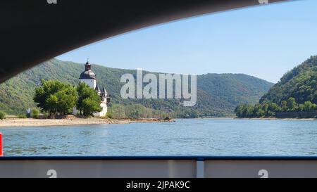Rhine River - Lowest Water Levels in History Stock Photo - Alamy