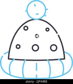 scarf vector icon editable stroke outline icons for web and mobile ...