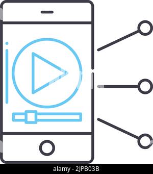 Live Streaming Illustration concept. Flat illustration isolated on ...