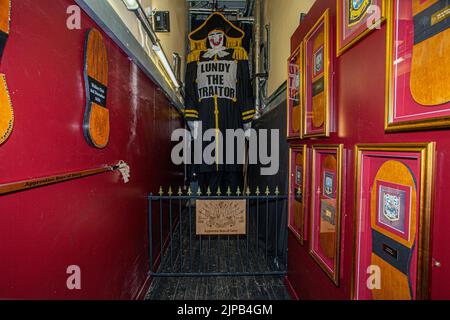 An effigy of Robert Lundy the Scottish army officer best known for ...