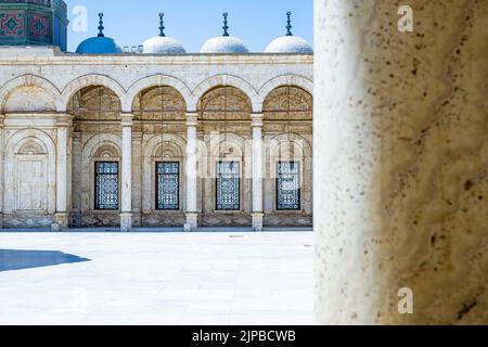 Inside the Muhammad Ali Mosque, build of limestone Citadel of Saladin ...