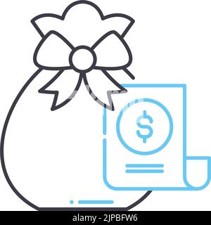 Legacy icon, linear isolated illustration, thin line vector, web design ...