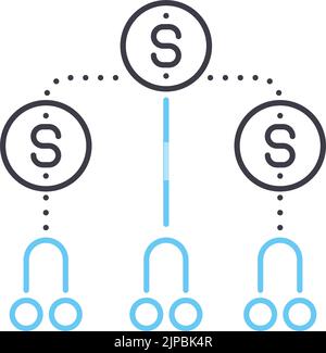 Business Concept of Multilevel Marketing. People Team Work in MLM ...