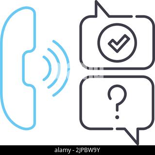 solutions line icon, outline symbol, vector illustration, concept sign ...