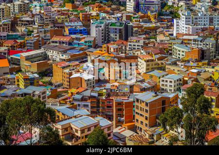 A panoramic view of highrises and shanty towns Stock Photo - Alamy
