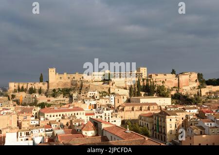 view of the city of Tortosa, Tarragona province, Catalonia, Spain Stock ...