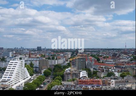 Aerial view of Kleisstrasse and Nollendorfplatz in Berlin Germany ...