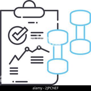 Training time icon. Outline training time vector icon color flat ...