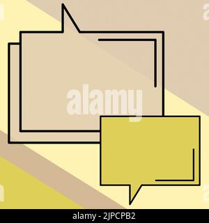 Design Drawing Of Some Comic Frames As Background With Speech Bubbles ...