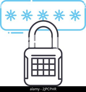 Privacy eye icon. Eye icon with padlock sign. Eye icon and security ...