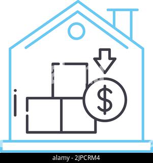 Small Business icon. Line element from crisis collection. Linear Small ...