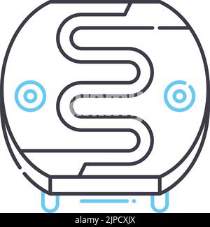 led transformer icon vector outline illustration Stock Vector Image ...