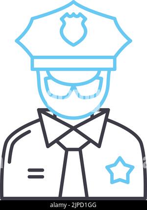 Police concept with icon design, vector illustration 10 eps graphic ...