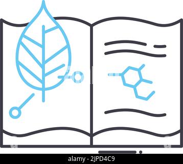 Lab book icon outline vector. Research laboratory. Genetic equipment ...