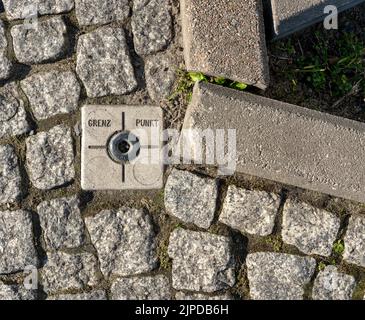 measure point, benchmark, measure points, benchmarks Stock Photo - Alamy