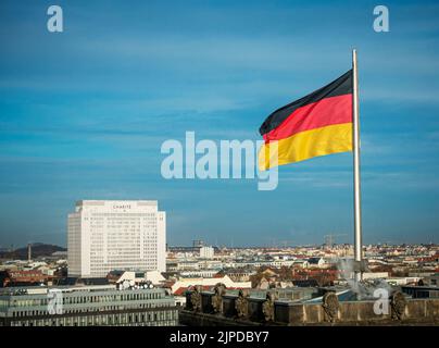 berlin, flag of germany, germany flags Stock Photo - Alamy