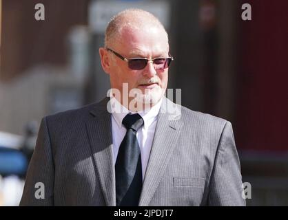 Witness Graham Atwell arrives for the fatal accident inquiry (FAI) into ...