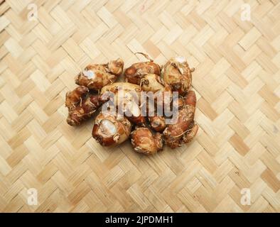Fresh raw kencur roots isolated on white background Stock Photo - Alamy