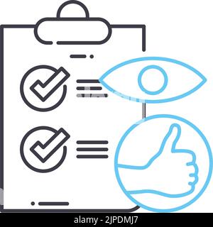 Checklist icon. Concept of quality control. Black checklist icon in ...