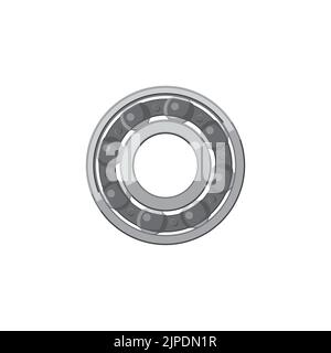 Ball bearing with rolling elements spherical balls. Vector motion ...
