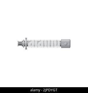 Steering damper stabilizer isolated automatic mechanism icon. Vector ...