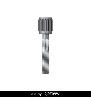 Engine bolt with silent block isolated spare part. Vector cylinder and ...