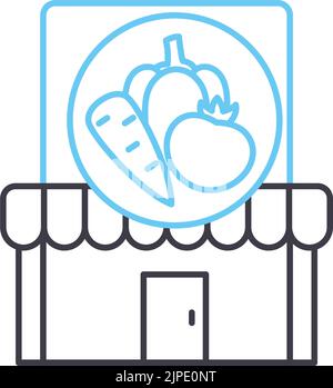 Gmo broccoli icon outline vector. Dna food. Gene medicine Stock Vector ...