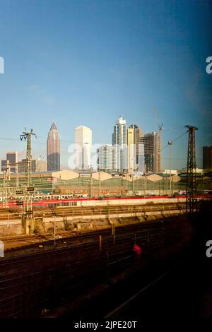 frankfurt, financial district, frankfurts, financial districts Stock ...