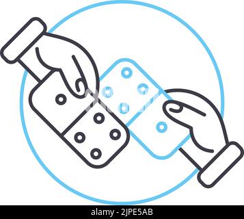 Collaboration line icon concept. Collaboration vector linear ...