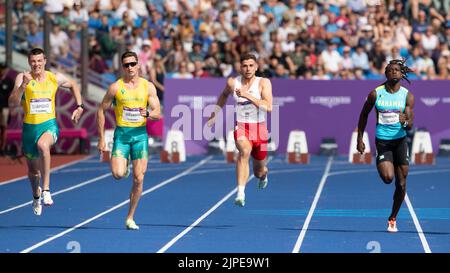 Alec Diamond, Daniel Golubovic and Harry Kendall competing in the men’s ...