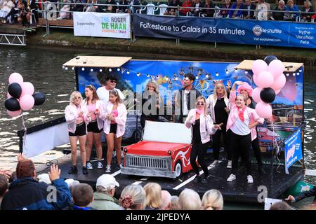 A float passes by depicting Grease the movie Stock Photo - Alamy