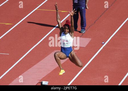 Yanis David of France Women's Long Jump during the European Athletics ...