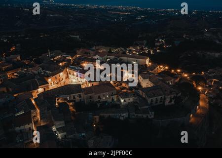 Italian Medieval village of Gerace, Calabria Stock Photo - Alamy