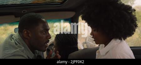 BEAST, from left: Leah Jeffries, Idris Elba, 2022. ph: Lauren Mulligan ...