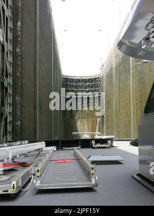 The Bollene-Ecluse Lock on the River Rhone is the deepest lock in ...