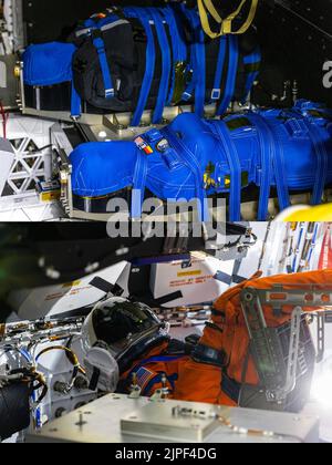 Artemis II crew members: NASA astronauts Reid Wiseman, left, Victor ...