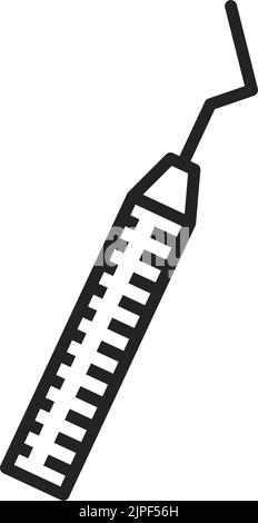 Dental periodontal probe vector illustration Stock Vector Image & Art ...