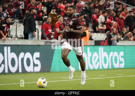 Curitiba, Brazil. 17th Aug, 2022. I rode during Athletico x Flamengo ...