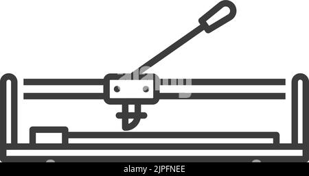 Tiler ceramic tile icon. Outline tiler ceramic tile vector icon for web ...