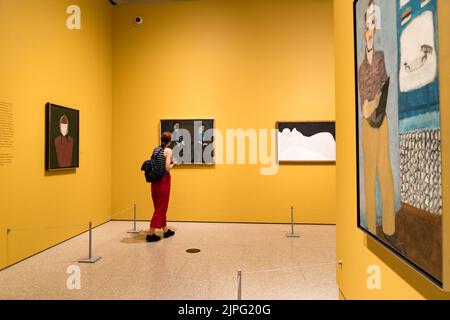 A general view of the exhibition by American Colorist, Milton Avery, at ...