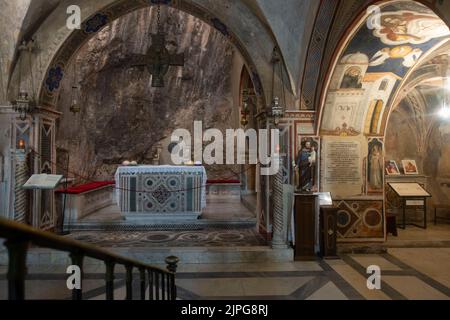 Subiaco, Italy - August 2022 - Monastery of the order of San Benedetto ...