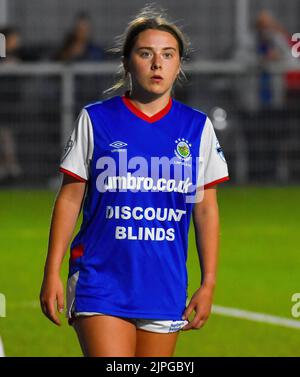 Linfield Ladies Vs Crusaders Strikers 17th August 2022 - New Midgley ...