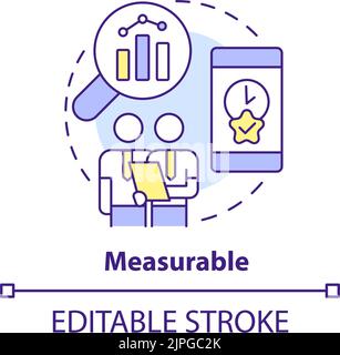 Measurable concept icon Stock Vector Image & Art - Alamy