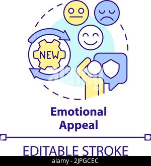 Emotional appeal concept icon Stock Vector Image & Art - Alamy