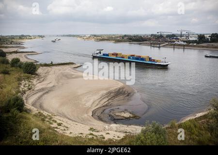 Lobith, Netherlands. 18th Aug, 2022. 2022-08-18 12:18:43 LOBITH - A ...